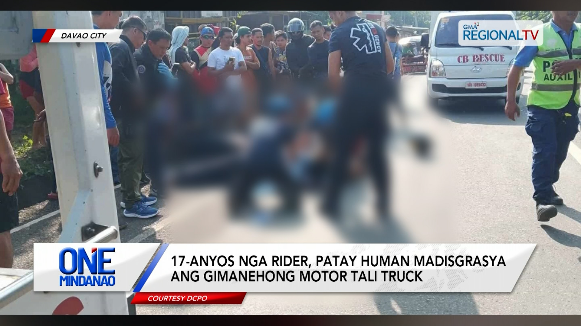 17-anyos nga rider, patay human madisgrasya ang gimanehong motor tali ...