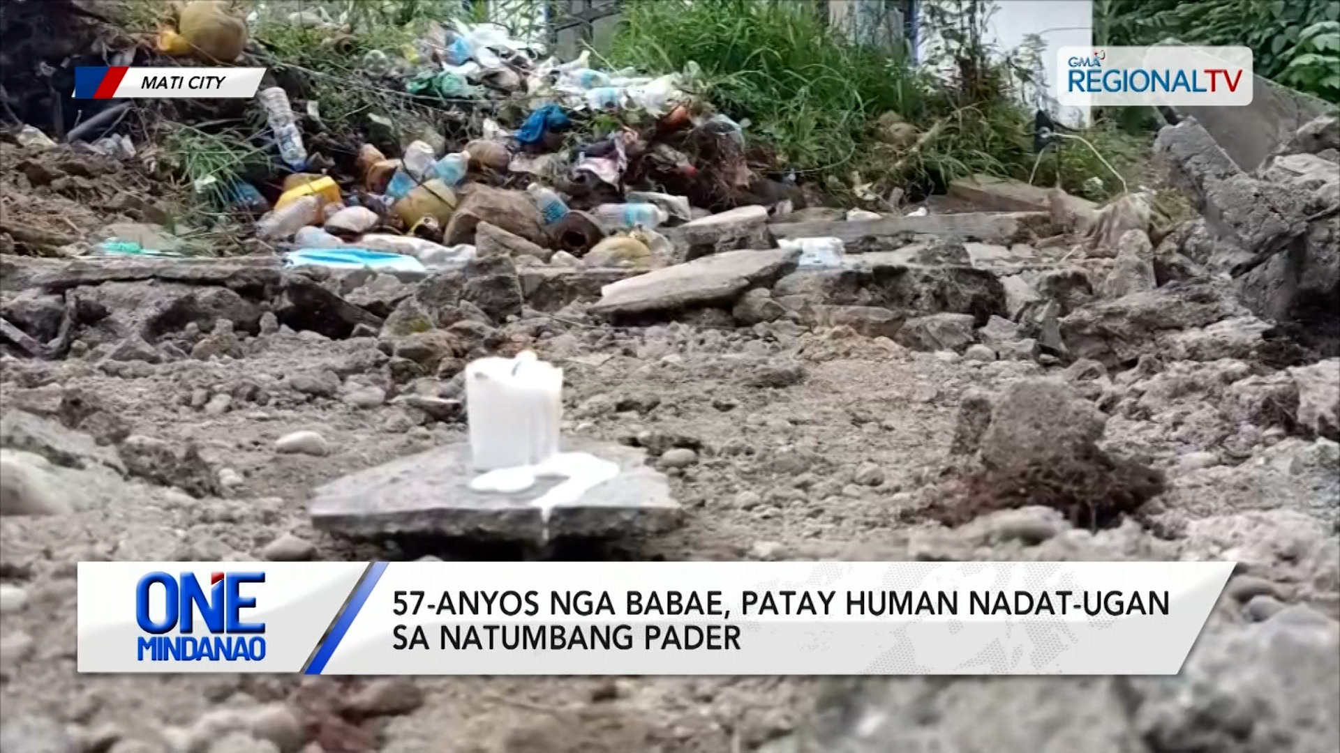57-anyos nga babae, patay human nadat-ugan sa natumbang pader | One ...