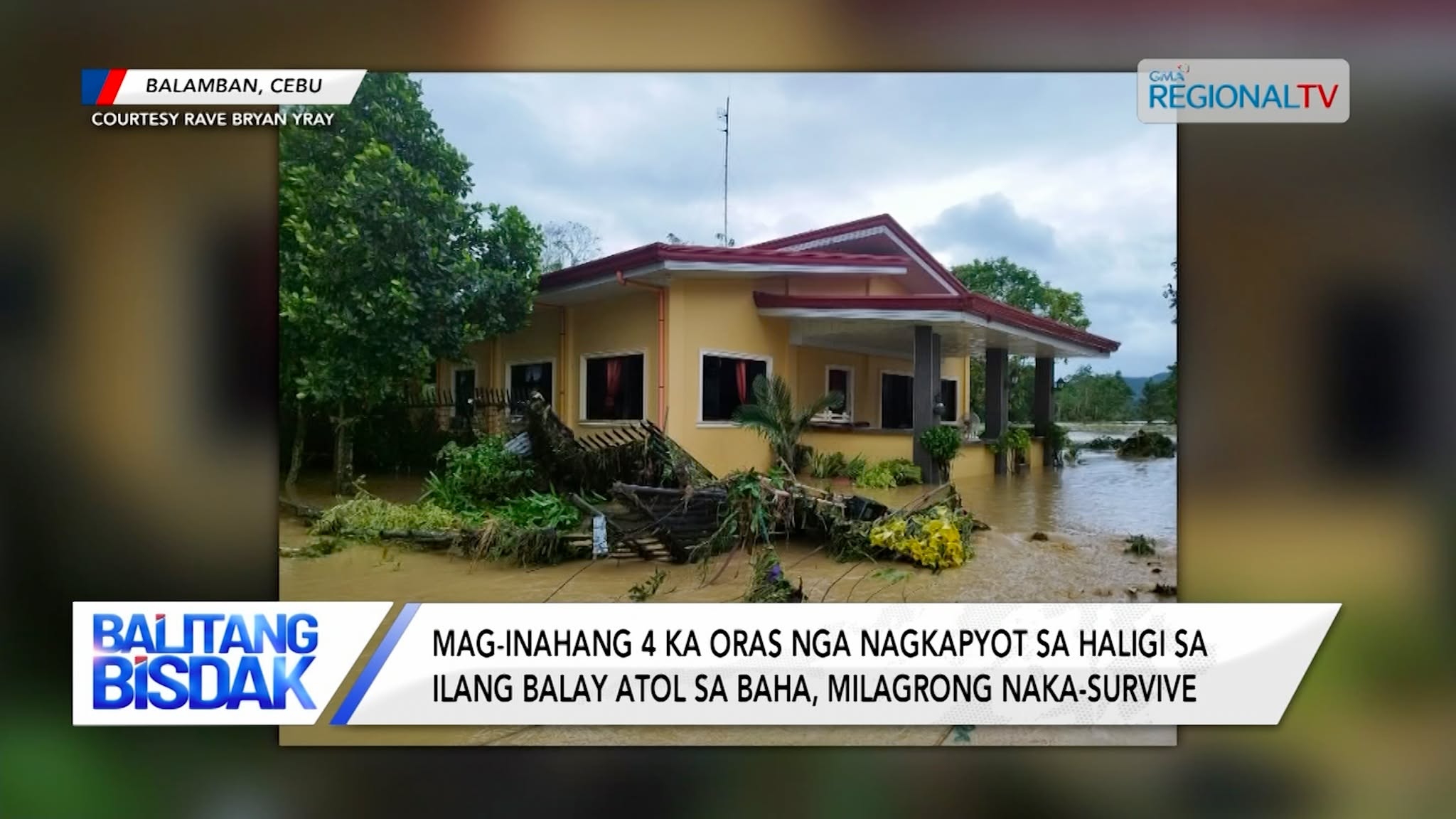 1 ka Pamilya sa Balamban, Misaysay sa Ilang Pag-Survive sa Bagyong Tino ...