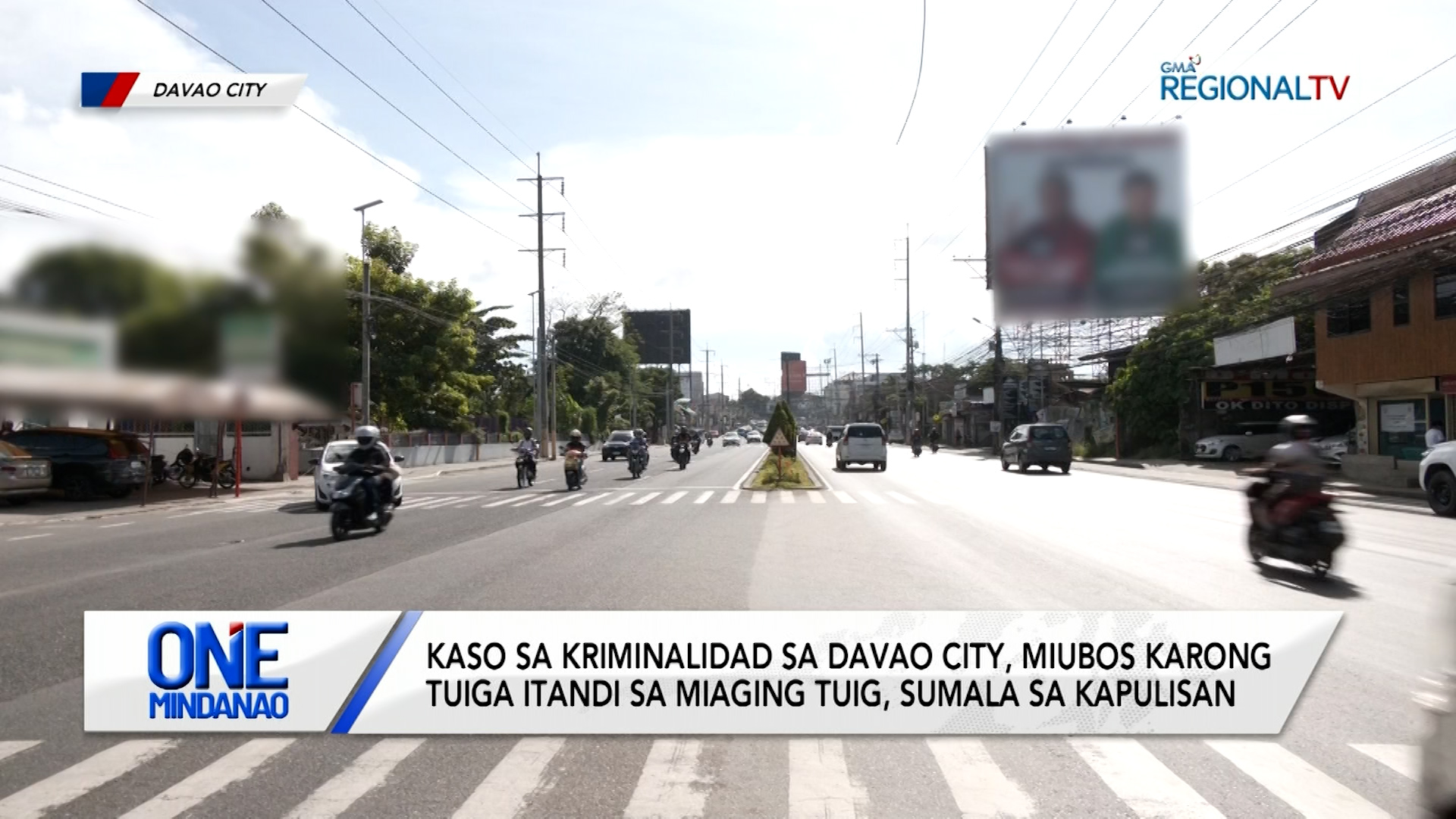 Kaso sa kriminalidad sa Davao City, miubos karong | One Mindanao