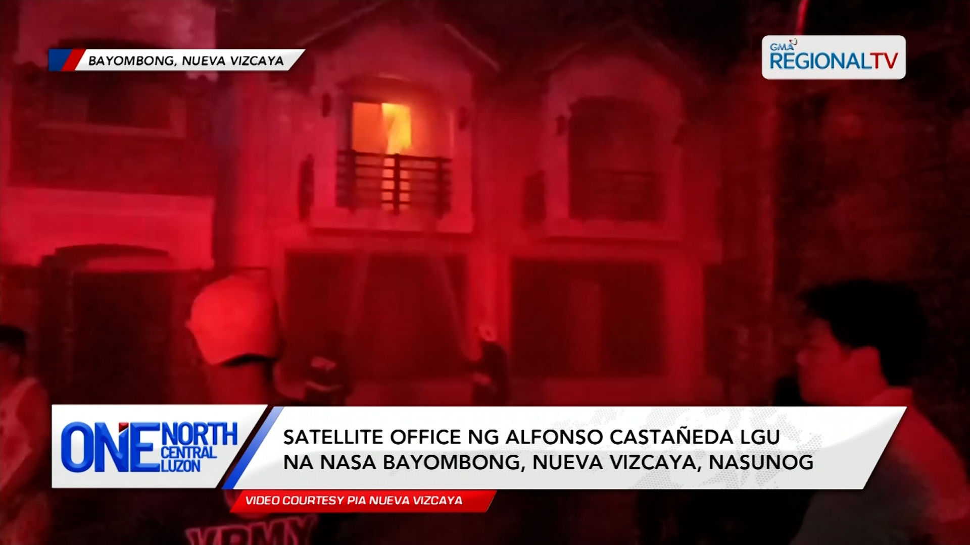 Satellite office ng Alfonso Castañeda LGU na nasa Bayombong, nasunog ...
