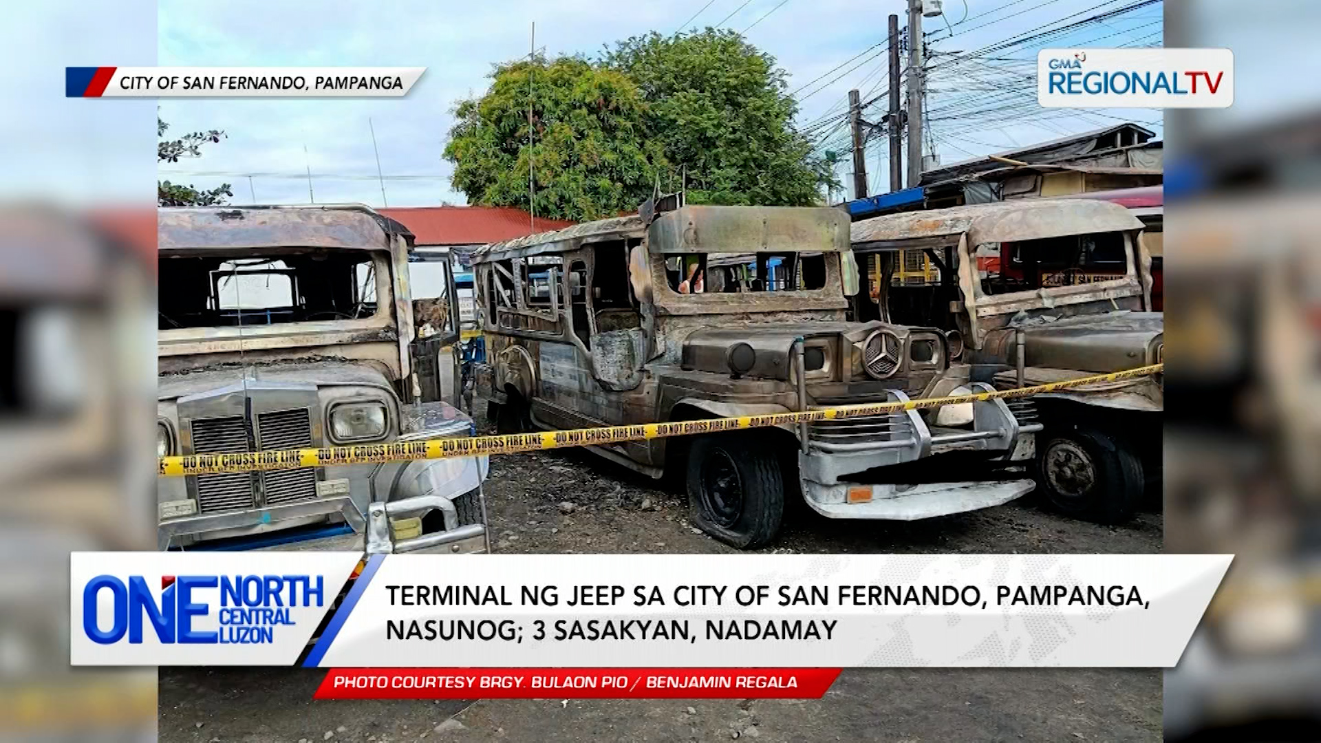 Terminal ng jeep sa City of San Fernando, Pampanga, nasunog | One North ...