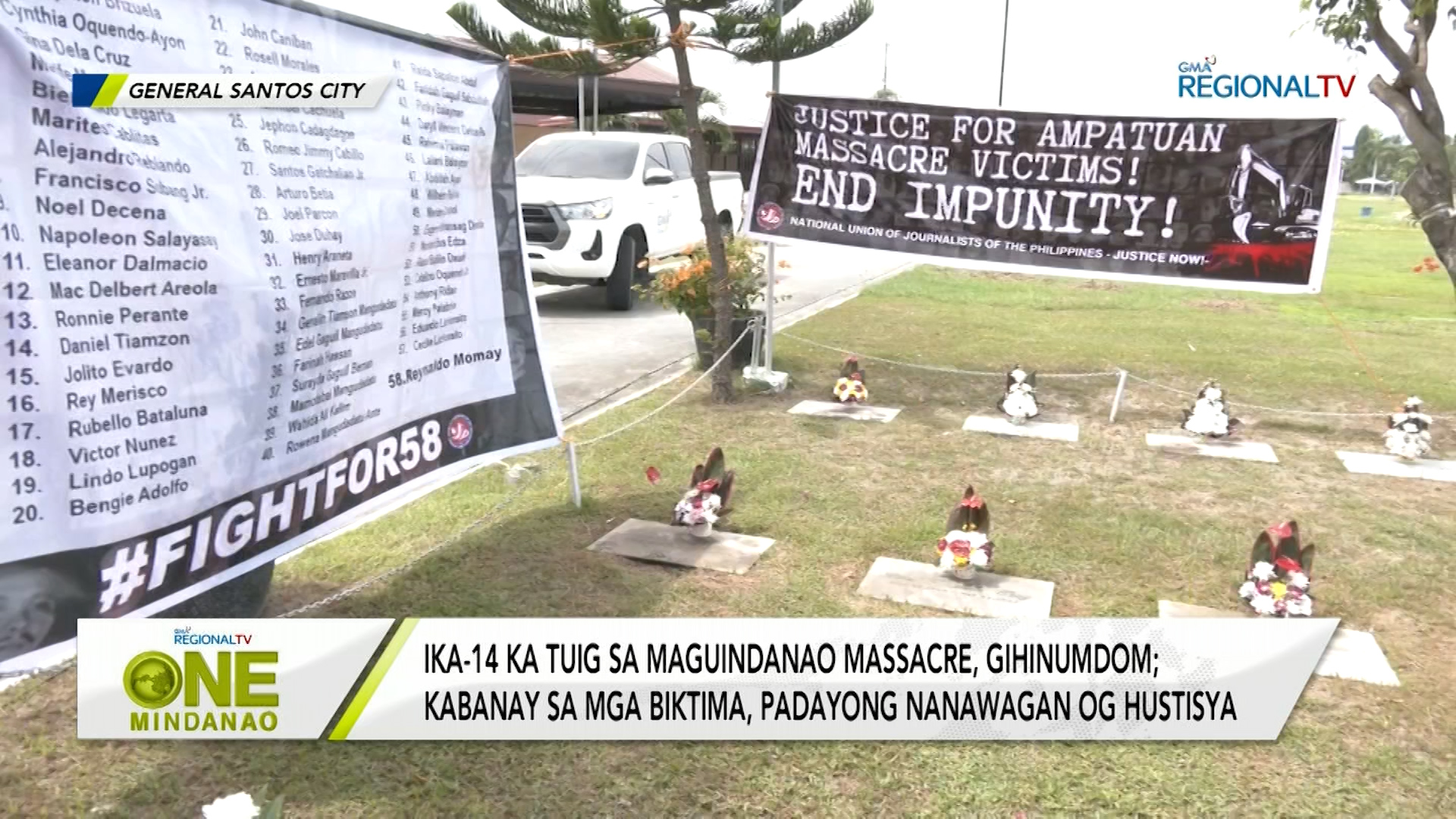 One Mindanao: Ika-14 ka tuig sa Maguindanao Massacre, gihinumdom