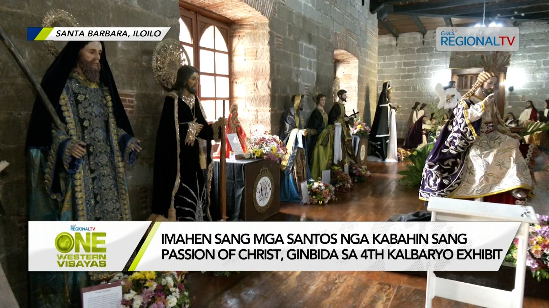 Imahen sang mga santos, ginbida sa 4th Kalbaryo Exhibit