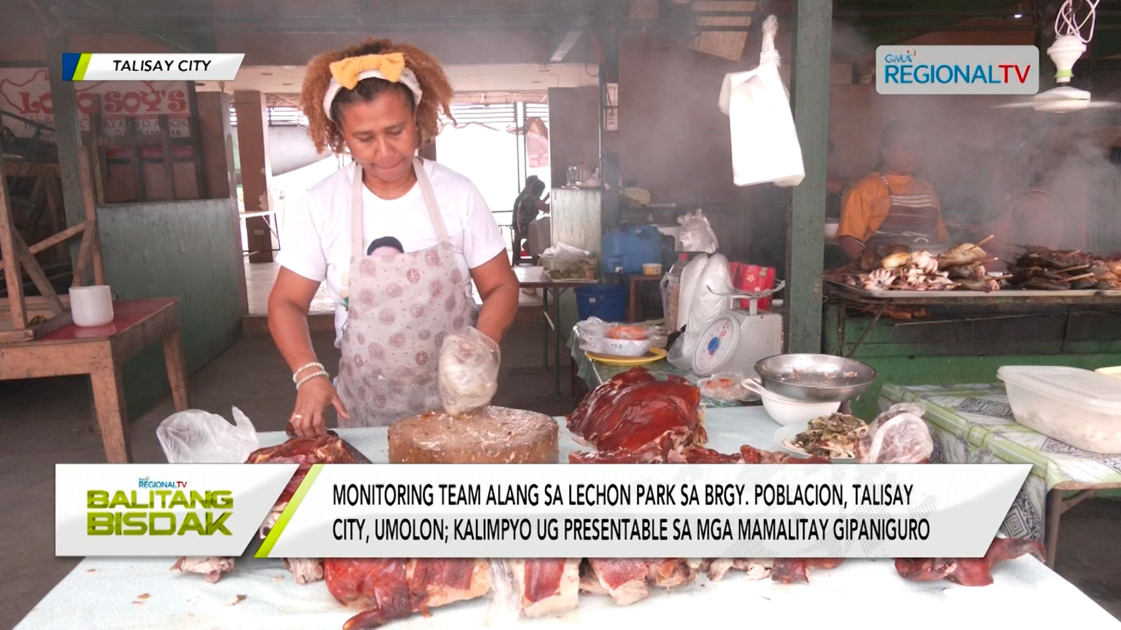 Monitoring team sa lechon park sa Brgy. Poblacion, umulon