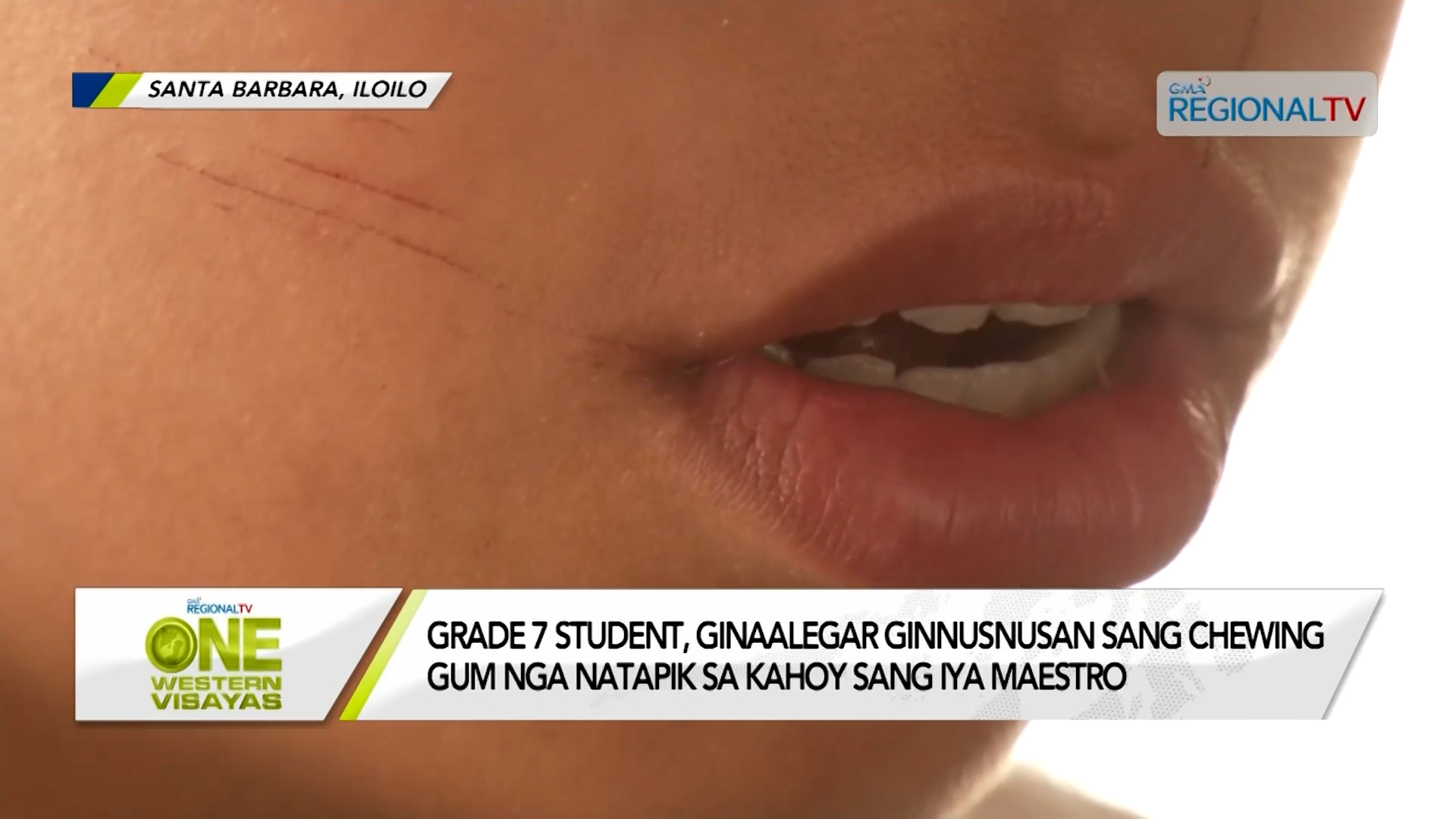 Grade 7 student, ginaalegar ginnusnusan sang chewing gum sang iya maestro