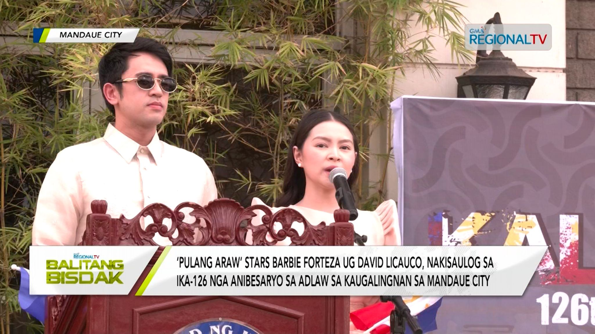 'Pulang Araw' stars BarDa, nakisaulog sa Adlaw sa Kaugalingnan