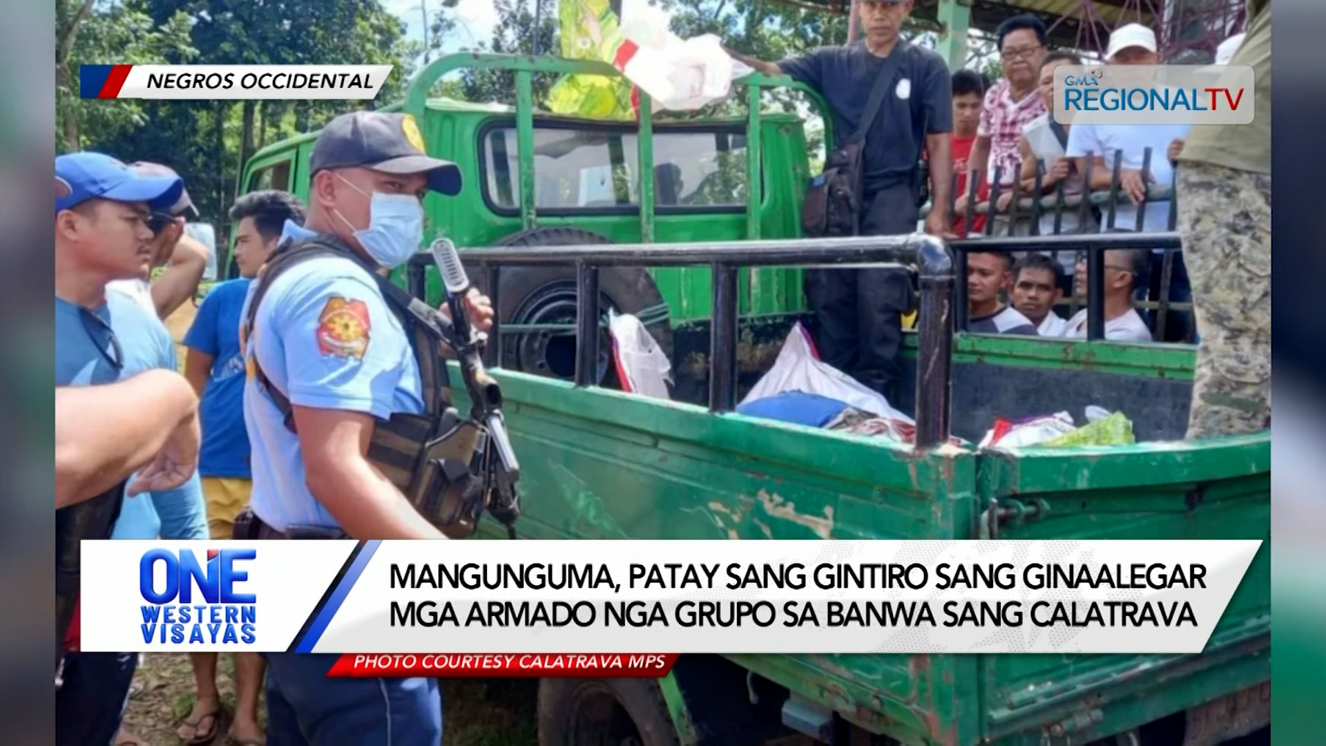 Mangunguma patay sang gintiro sang ginaalegar mga armado nga grupo sa Calatrava