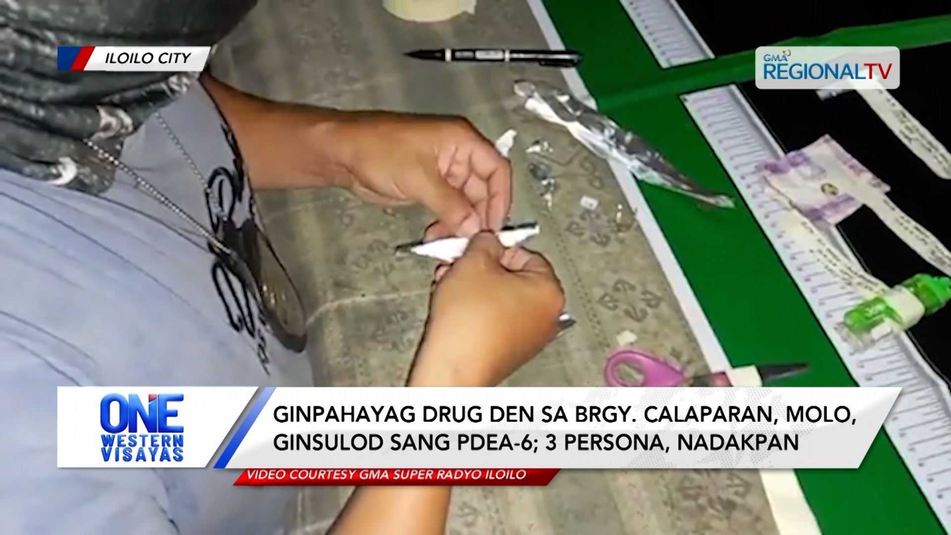 Ginpahayag drug den sa Brgy. Calaparan, Molo, ginsulod sang PDEA-6; 3 arestado | One Western Visayas