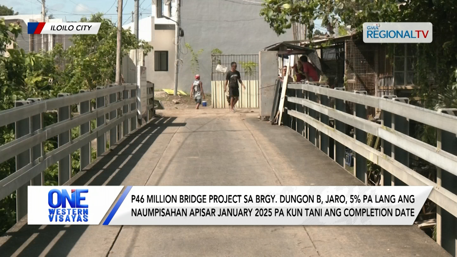 P46 million bridge project sa Brgy. Dungon B, Jaro, 5% pa lang ang ...
