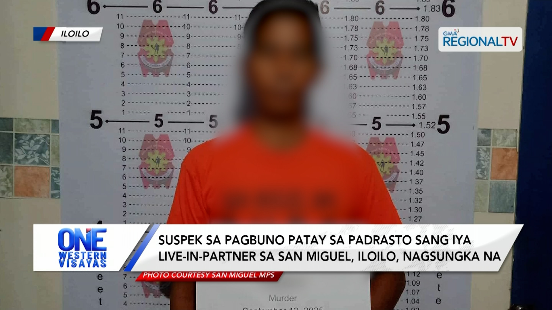 Suspek sa pagbuno sa padrasto sang iya live-in-partner, nagsungka na ...