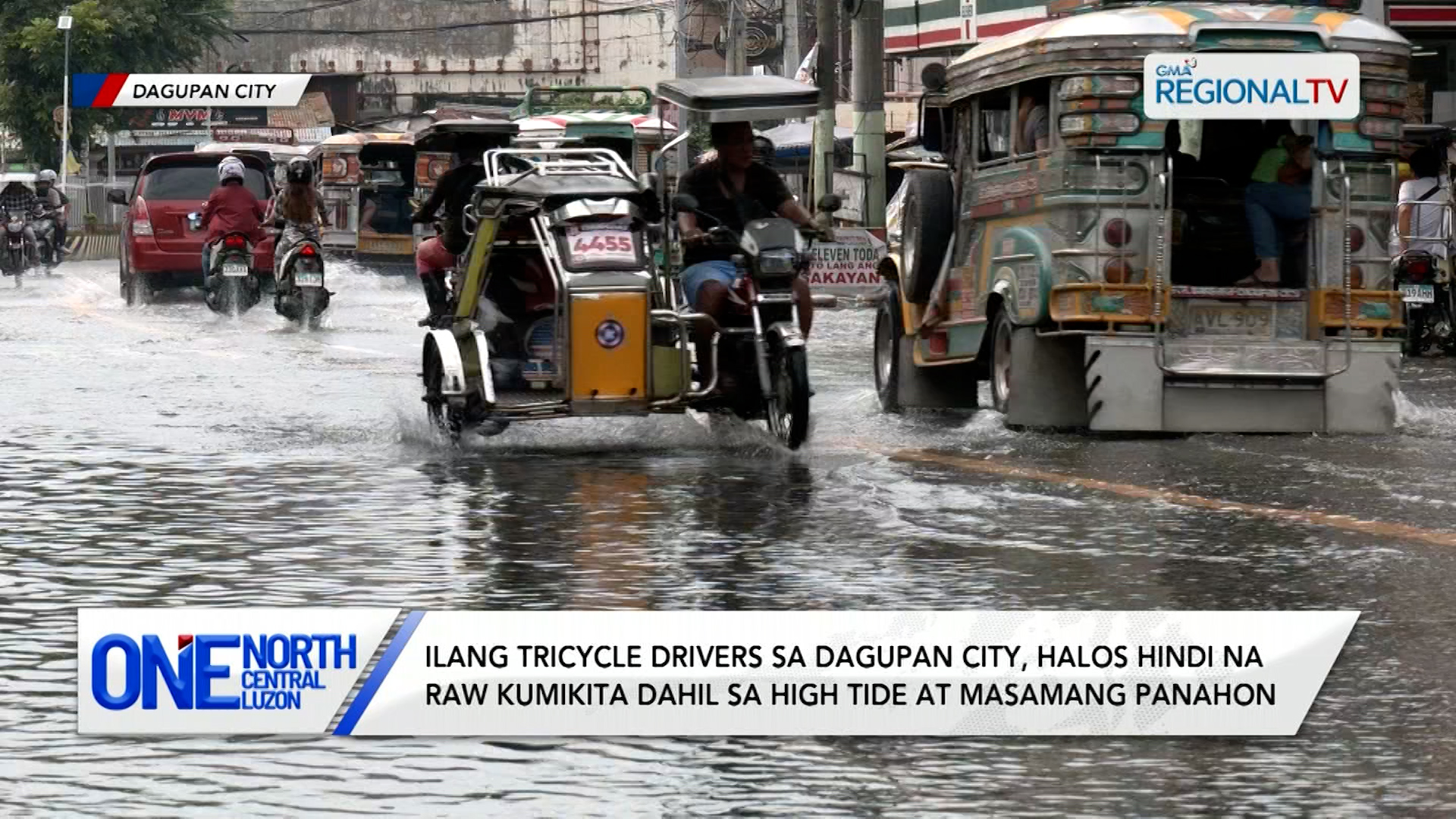 Tricycle drivers, halos hindi na raw kumikita dahil sa masamang panahon | One North Central Luzon