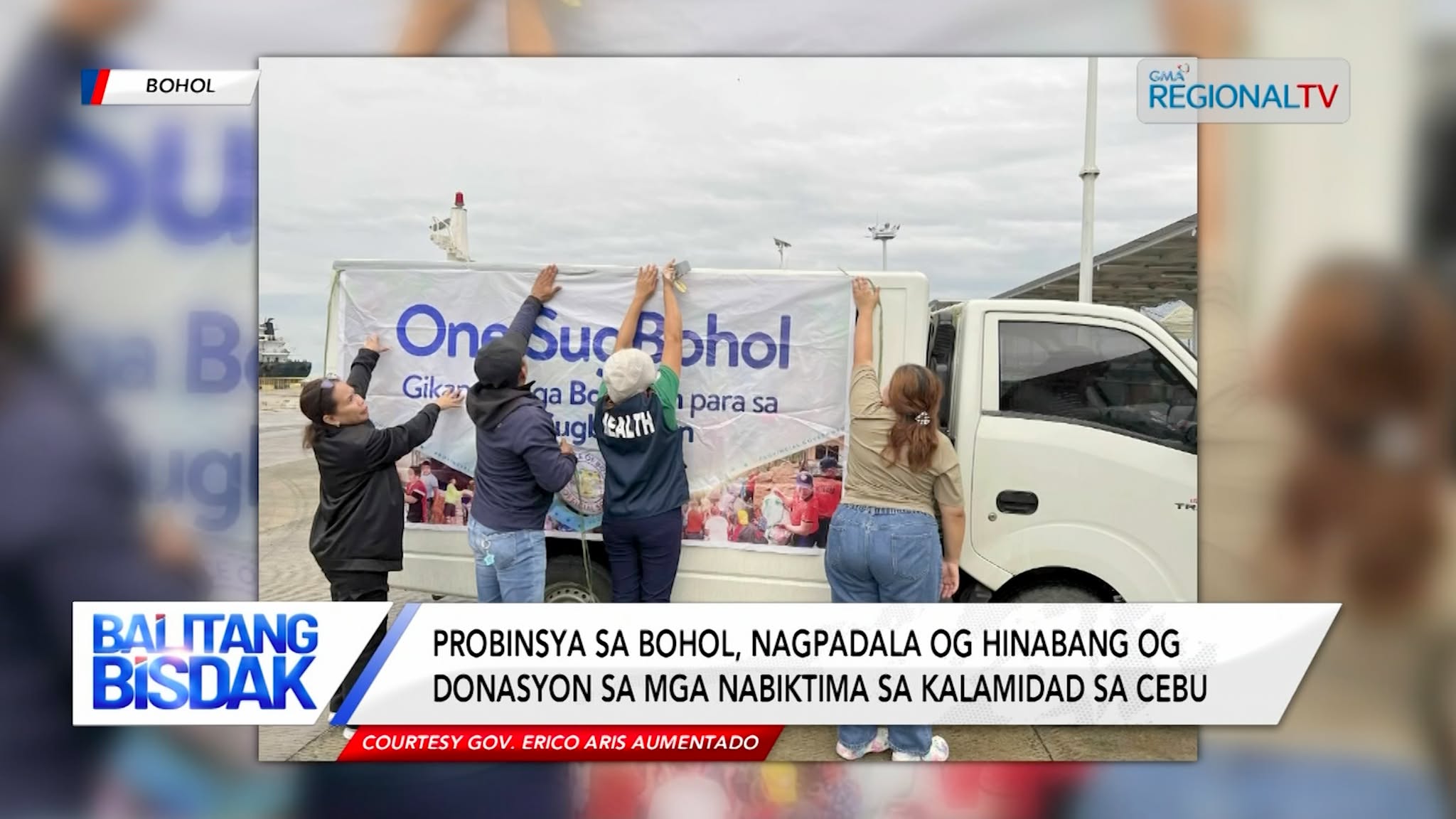 Lalawigan sa Bohol, Nagpadala og Hinabang sa mga Nabiktima sa Bagyo sa ...