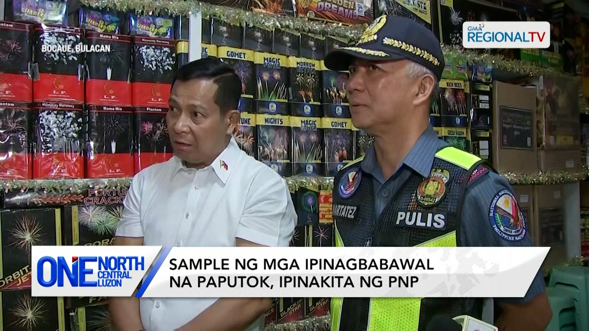Sample ng mga ipinagbabawal na paputok, ipinakita ng PNP | One North ...