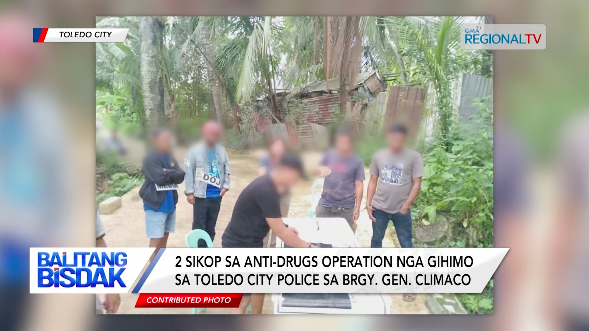 Duha, sikop sa Anti-Drugs Operation sa Toledo City Police sa Brgy. Gen ...