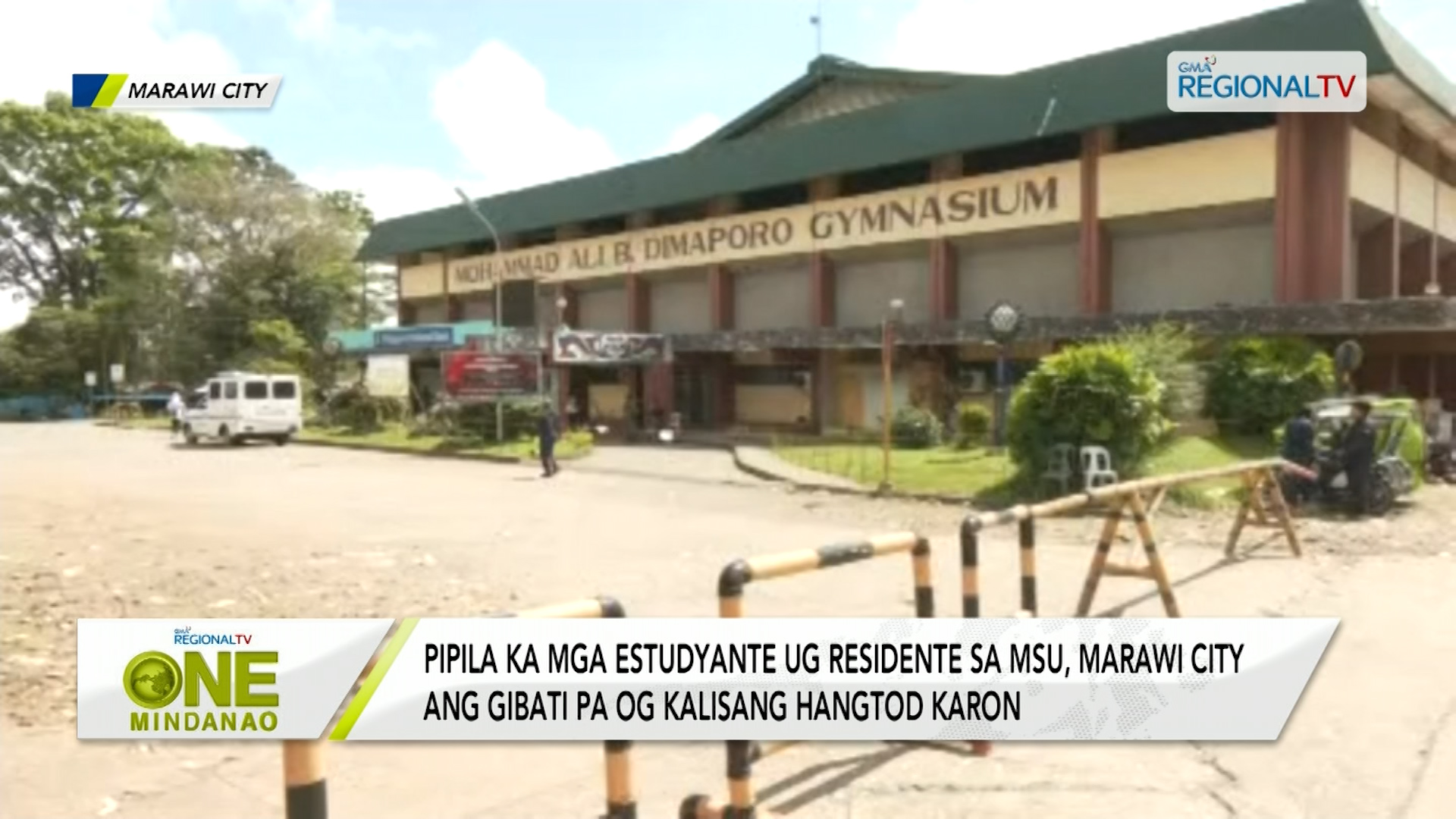 Pipila ka mga residente ug mga estudyante sa MSU sa Marawi City, nakabati og kahadlok