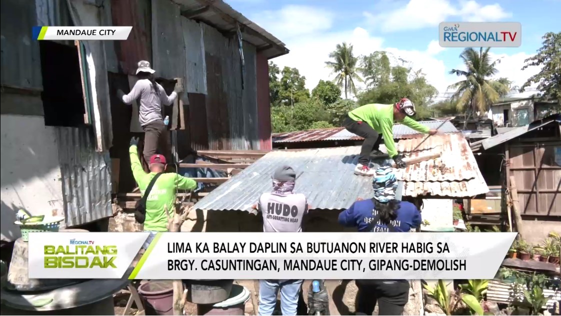 Kabalayan kilid sa sapa sa Casuntingan, Mandaue City, gipangguba