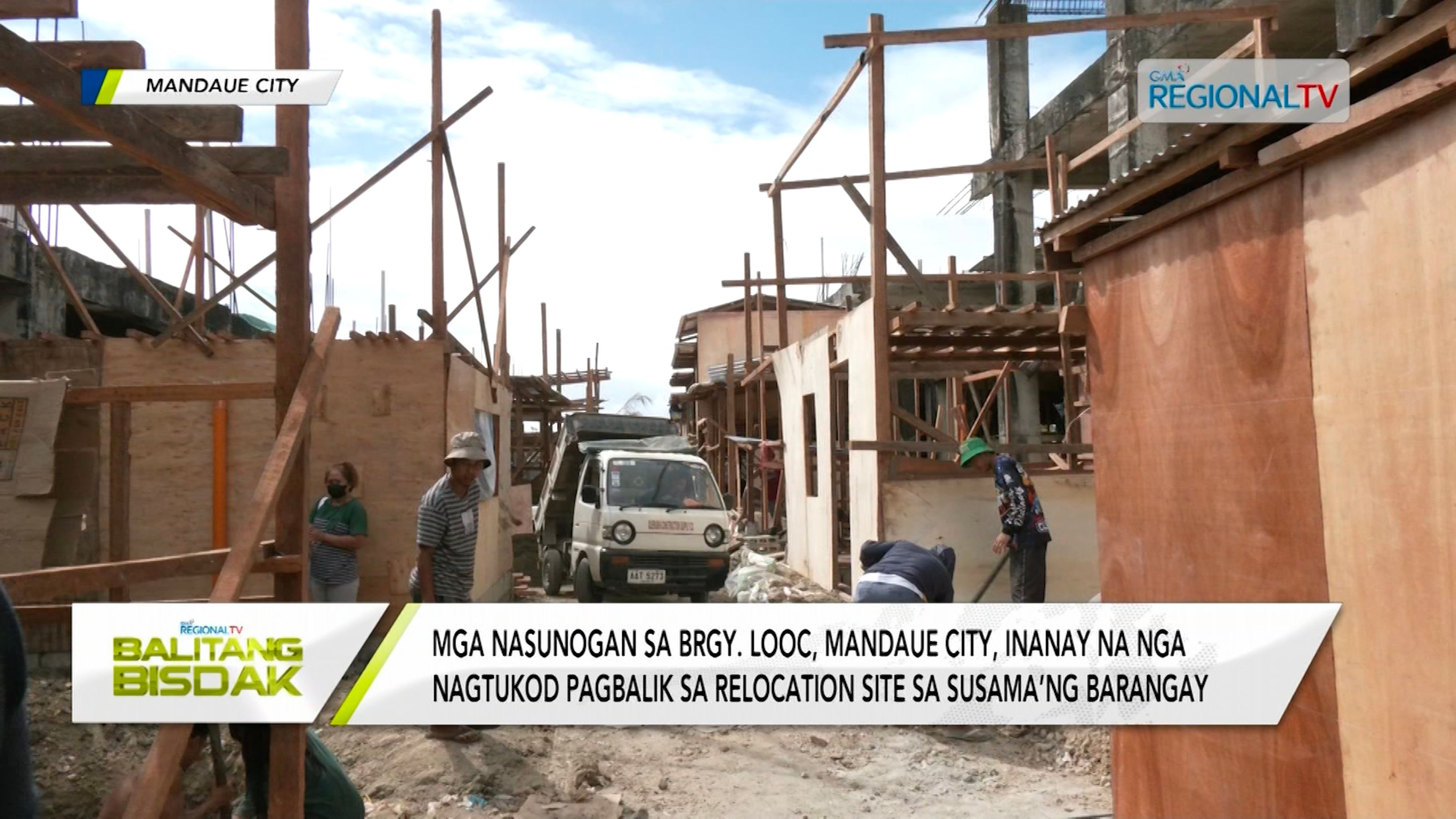Mga nasunogan sa Looc, Mandaue City, mibalhin na sa relocation site
