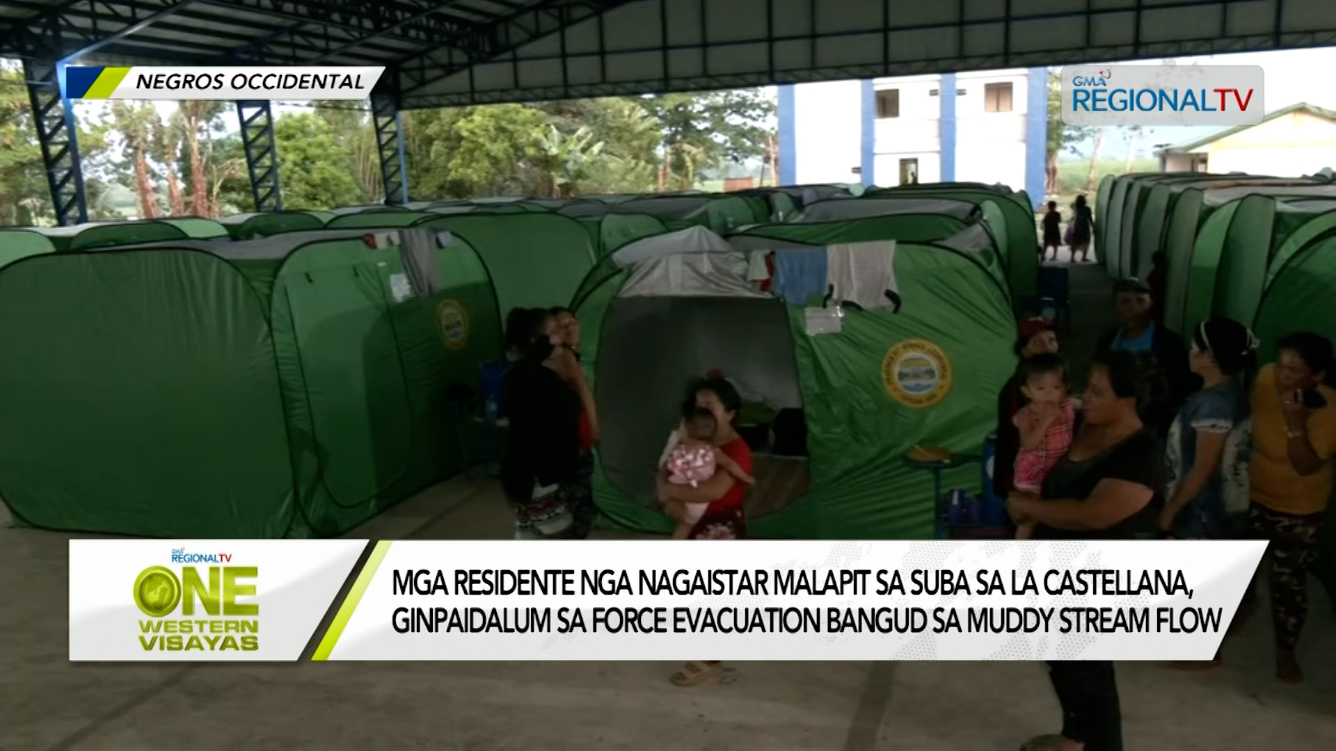 Mga residente malapit sa suba sa La Castellana, ginbakwit bangud sa muddy flow