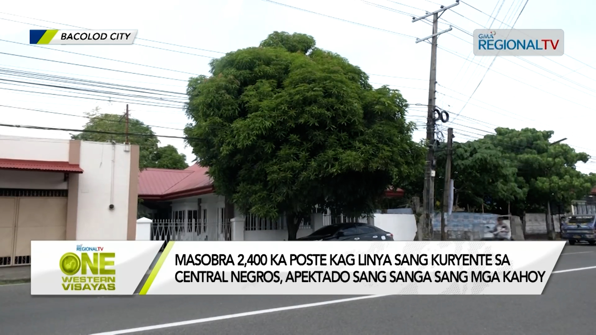 Mga poste kag linya sang kuryente sa Central Negros, apektado sang mga ...