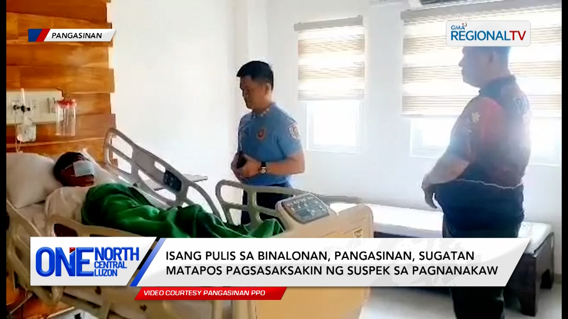 Isang pulis, sugatan matapos pagsasaksakin ng suspek sa pagnanakaw