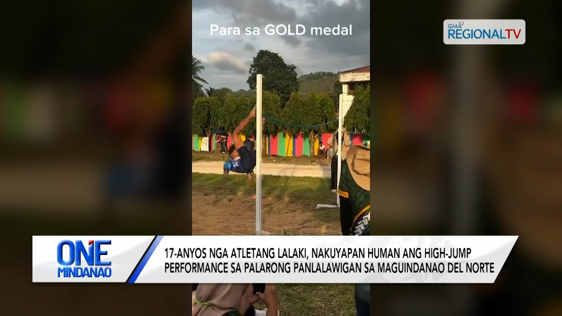17-anyos nga atletang lalaki, nakuyapan human ang high-jump performance