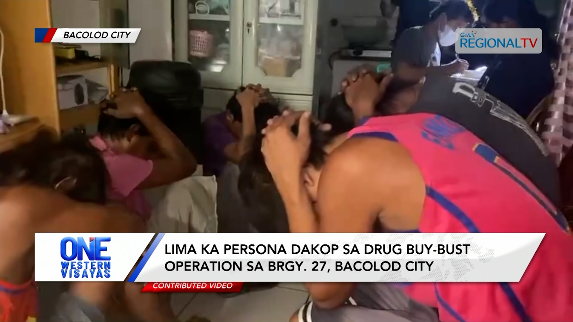 Lima ka persona dakop sa drug buy-bust operation sa Brgy. 27, Bacolod City