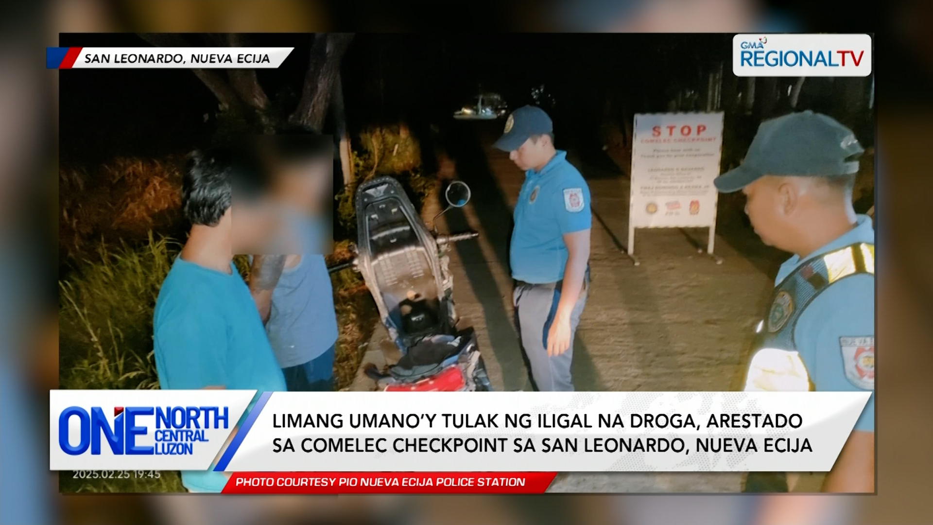 Limang umano’y tulak ng iligal na droga, arestado sa Comelec checkpoint