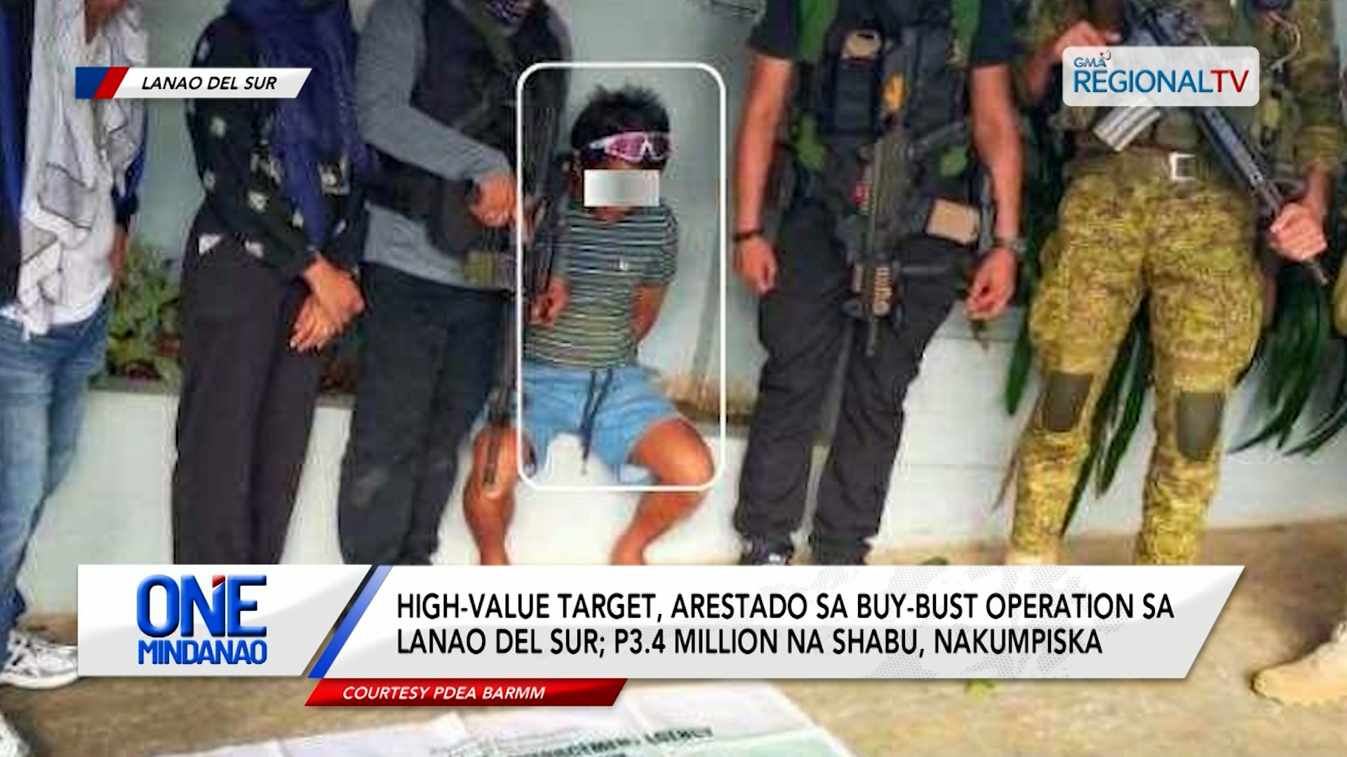 High-Value Target, arestado sa buy-bust operation sa Lanao del Sur | One Mindanao