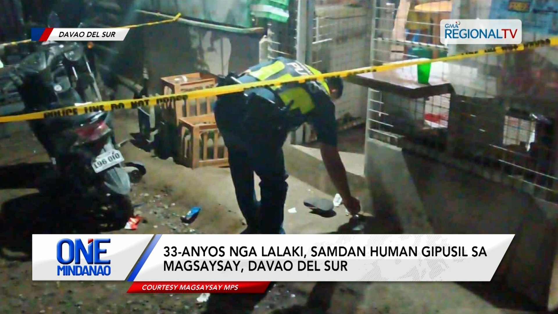 33-anyos nga lalaki, samdan human gipusil sa Magsaysay, Davao del Sur ...
