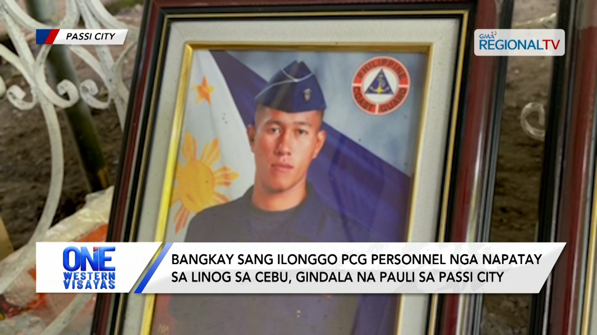 Bangkay sang Ilonggo PCG personnel nga napatay sa linog sa Cebu, gindala pauli | One Western Visayas
