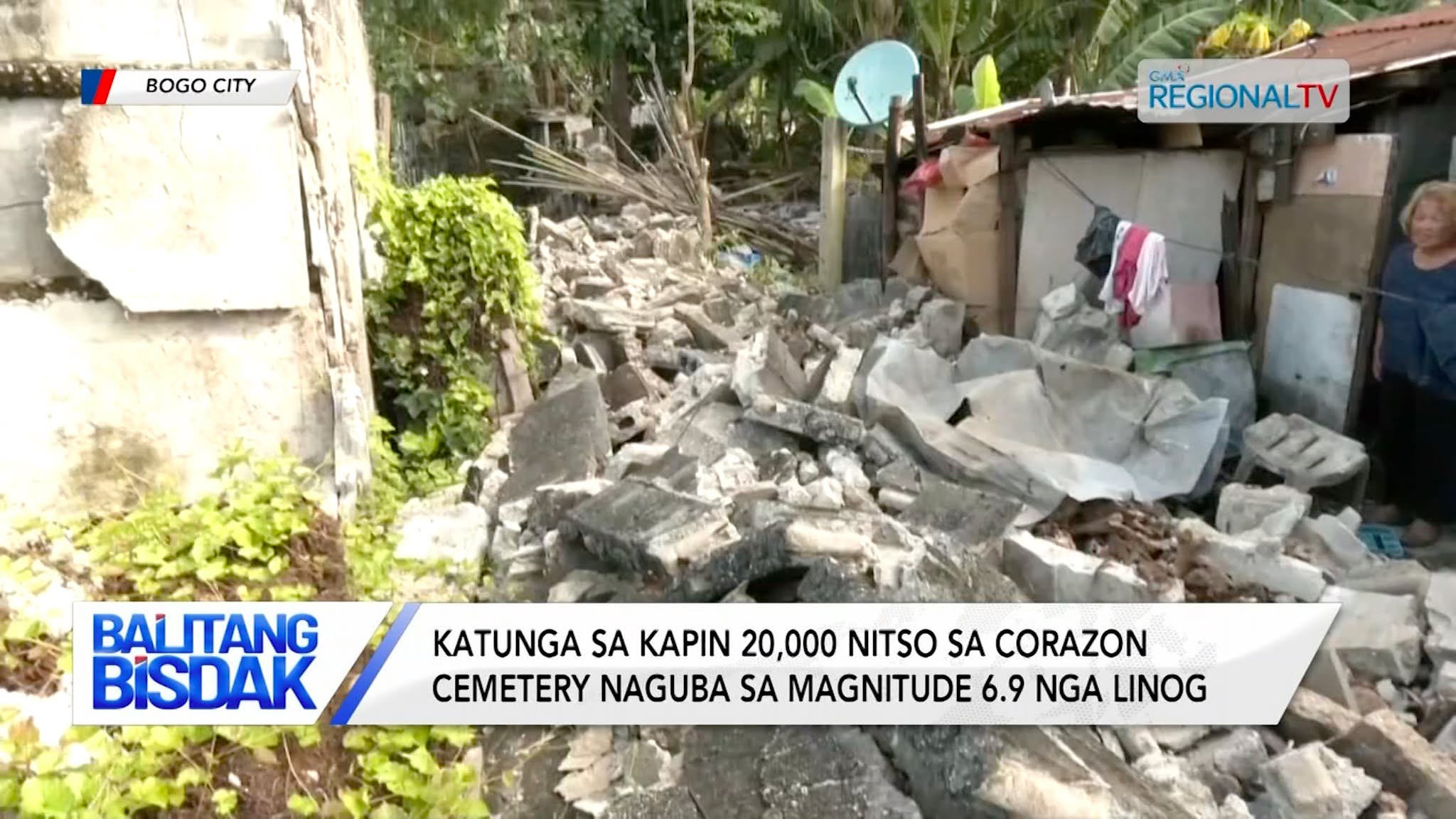 Mga Nitso sa Usa ka Sementeryo sa Bogo City, Nagusbat | Balitang Bisdak