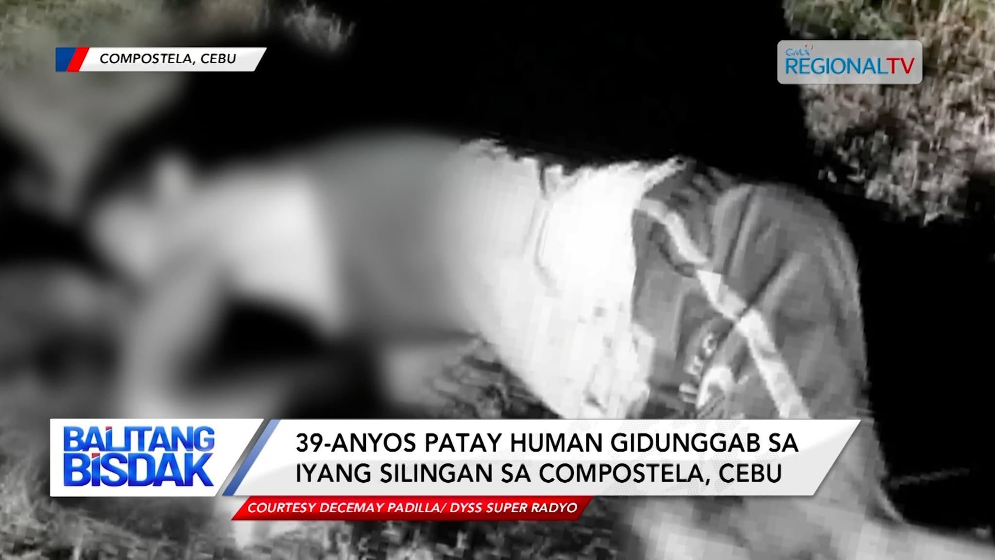 39-anyos patay human gidunggab sa iyang silingan sa Compostela, Cebu ...