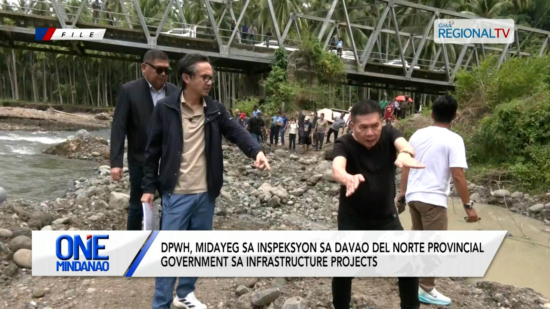 DPWH, midayeg sa inspeksyon sa Davao del Norte Provincial Government | One Mindanao