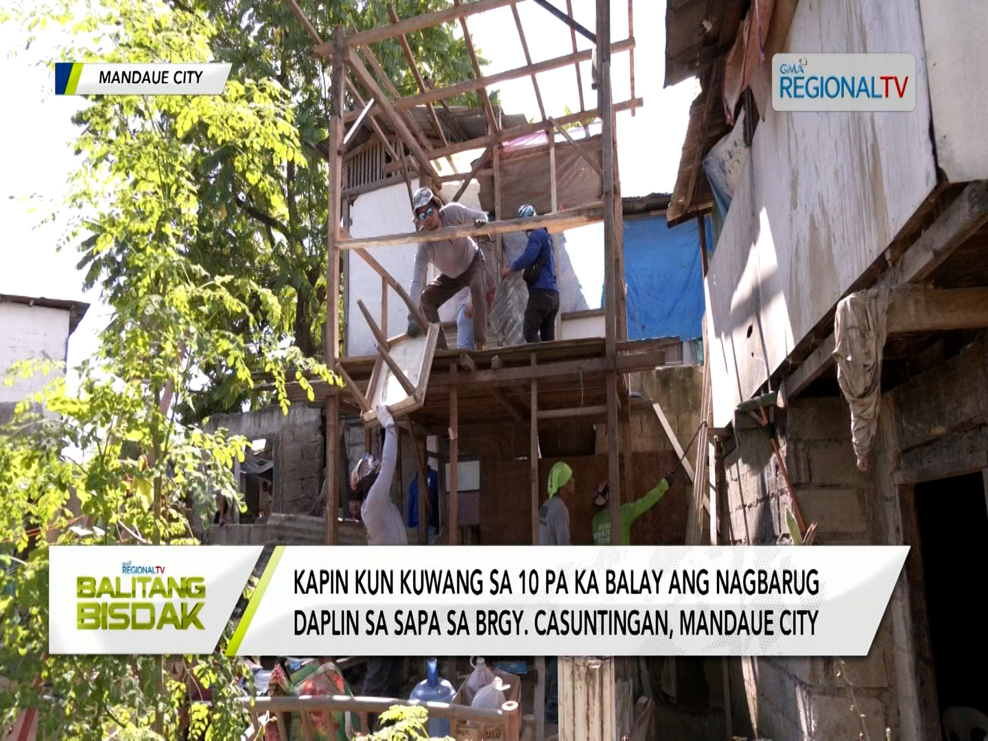 Dugang gub-onon nga kabalayan daplin sa sapa sa Casuntingan, Mandaue City