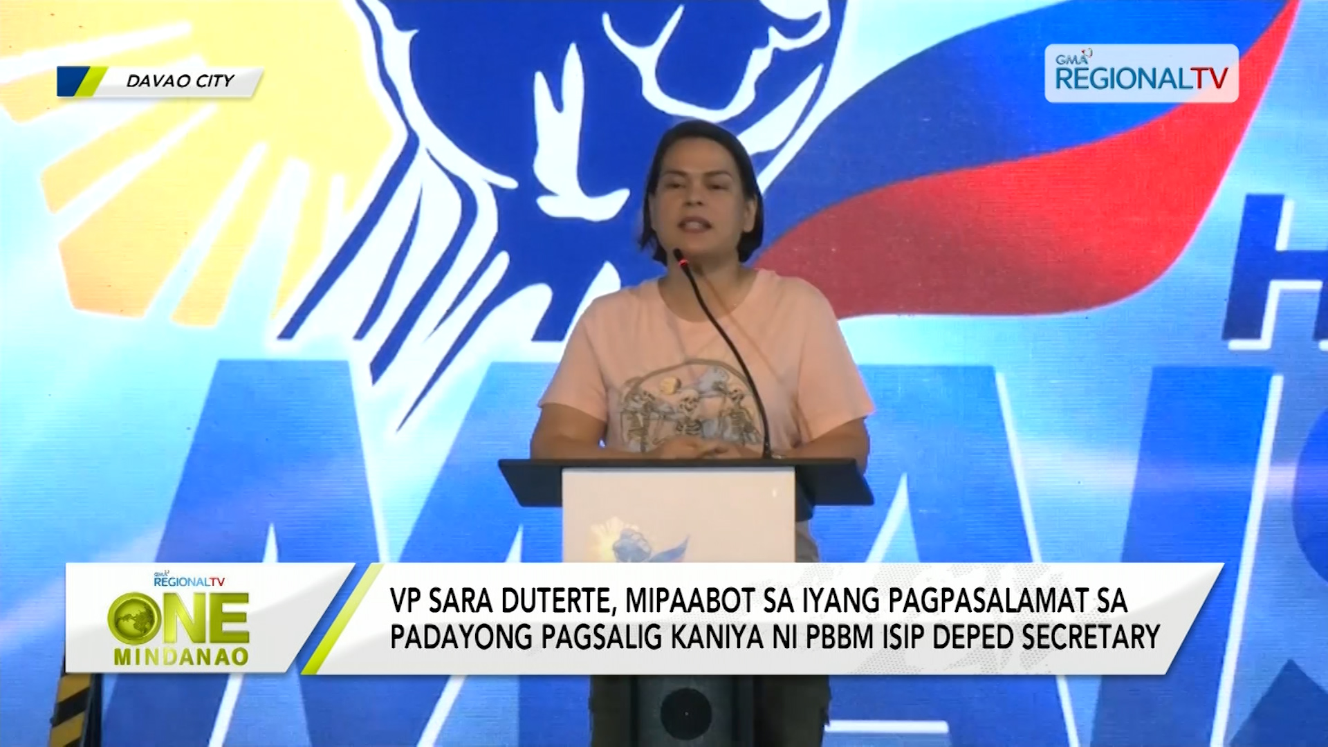 VP Sara mipaabot sa iyang pagpasalamat sa padayong pagsalig kaniya ni PBBM