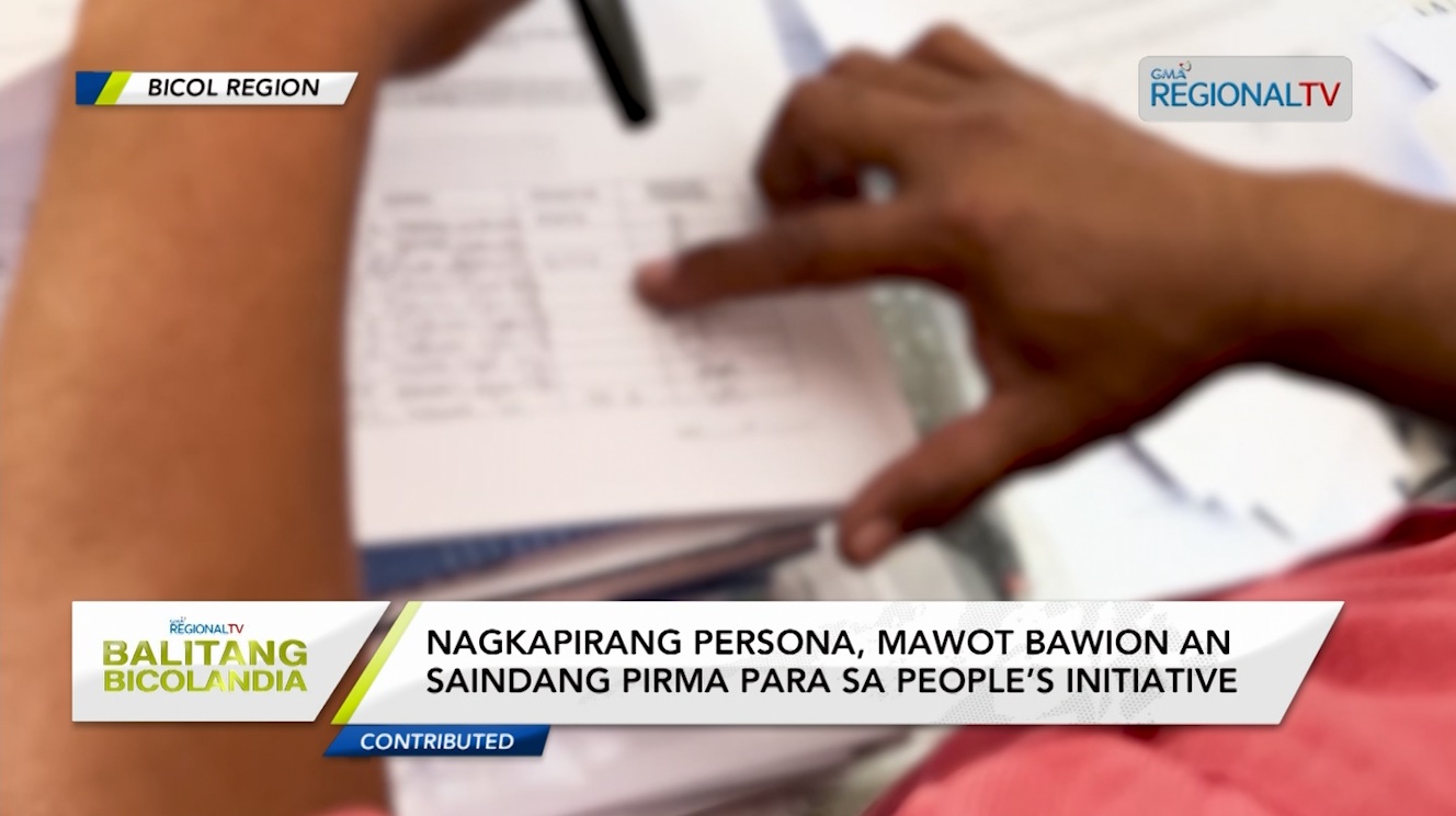 Nagkapirang persona, mawot bawion an saindang pirma para sa People’s ...