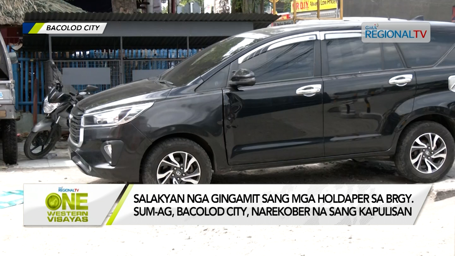Salakyan nga gingamit sang mga holdaper sa Brgy. Sum-ag, Bacolod City narekober