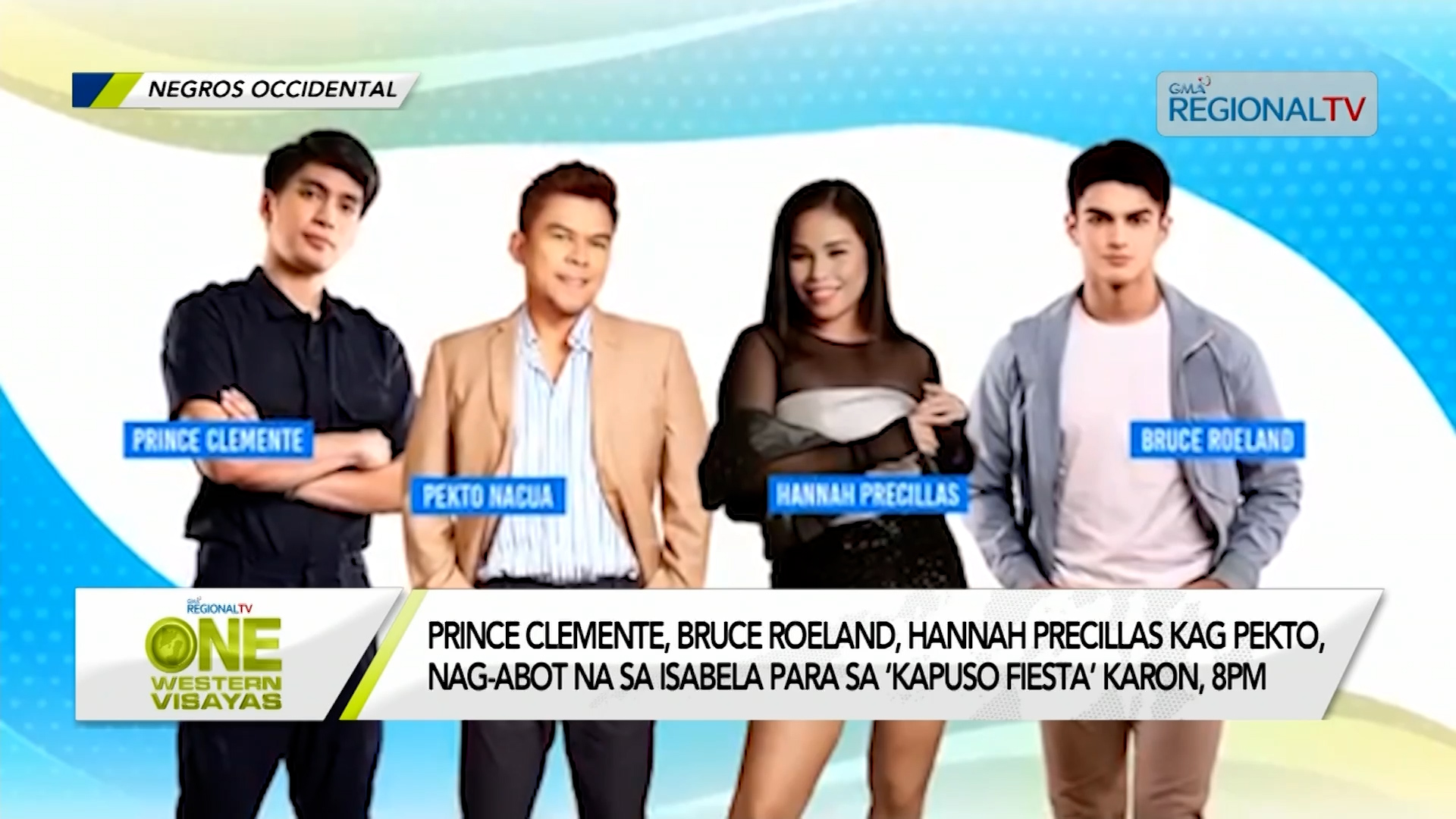 Prince Clemente, Bruce Roeland, Hannah Precillas kag Pekto nag-abot sa Isabela