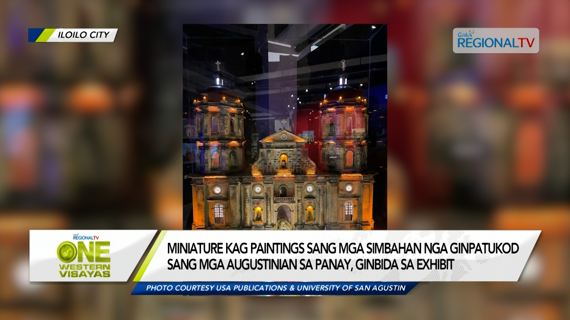 Miniature kag paintings sang mga simbahan nga ginpatukod sang mga ...