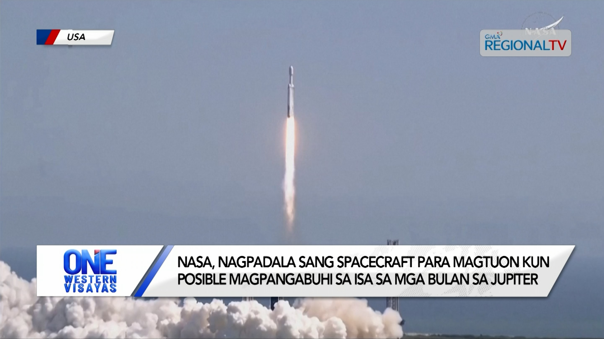 NASA, nagpadala sang spacecraft para sa pagtuon sa isa sa mga bulan sa ...