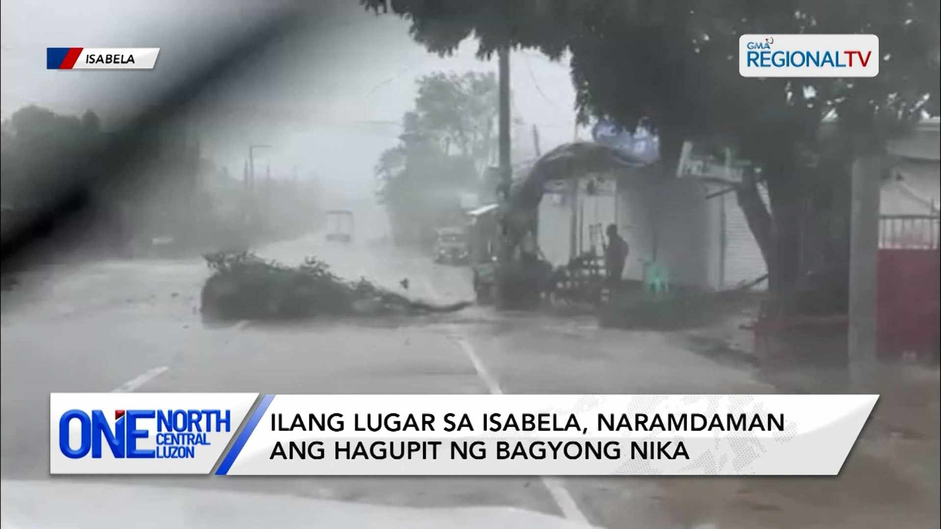 Ilang lugar sa Isabela, naramdaman ang hagupit ng Bagyong Nika
