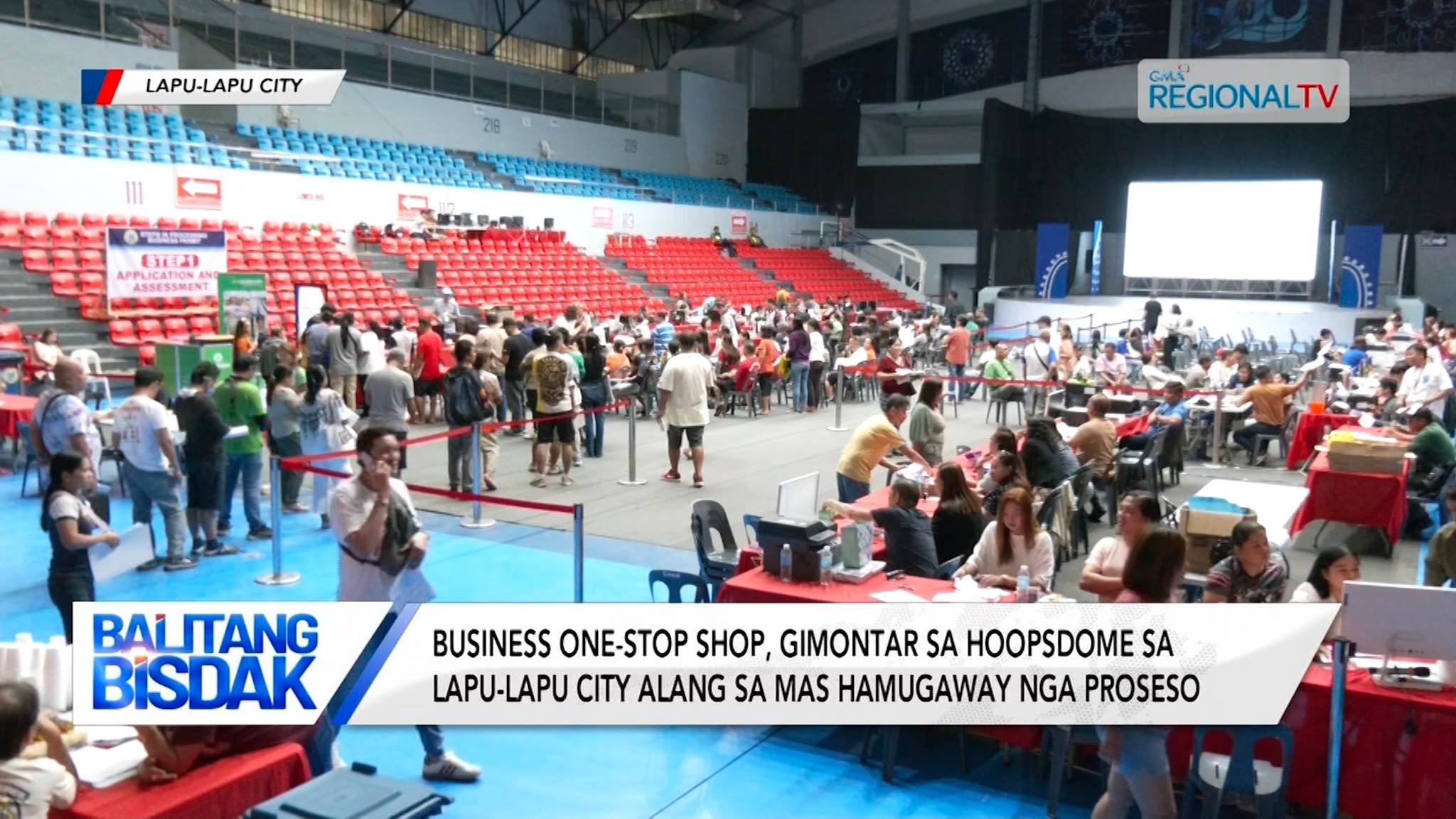 Business one-stop shop, gimontar sa Hoopsdome sa Lapu-Lapu City
