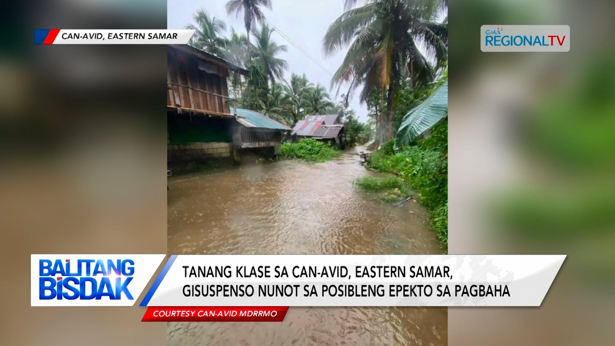 Tanang klase sa Can-avid, Eastern Samar, gisuspenso