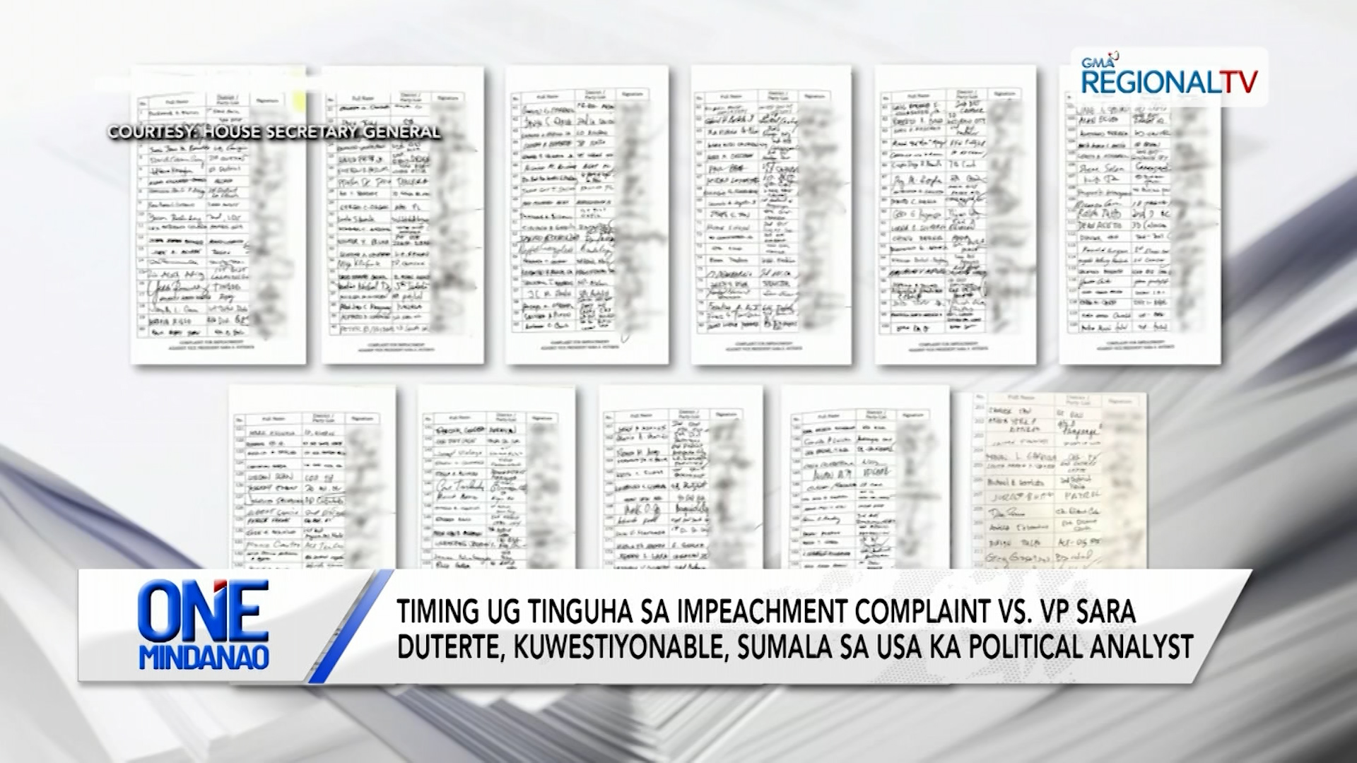 Timing sa impeachment complaint vs. VP Sara Duterte, kuwentiyonable