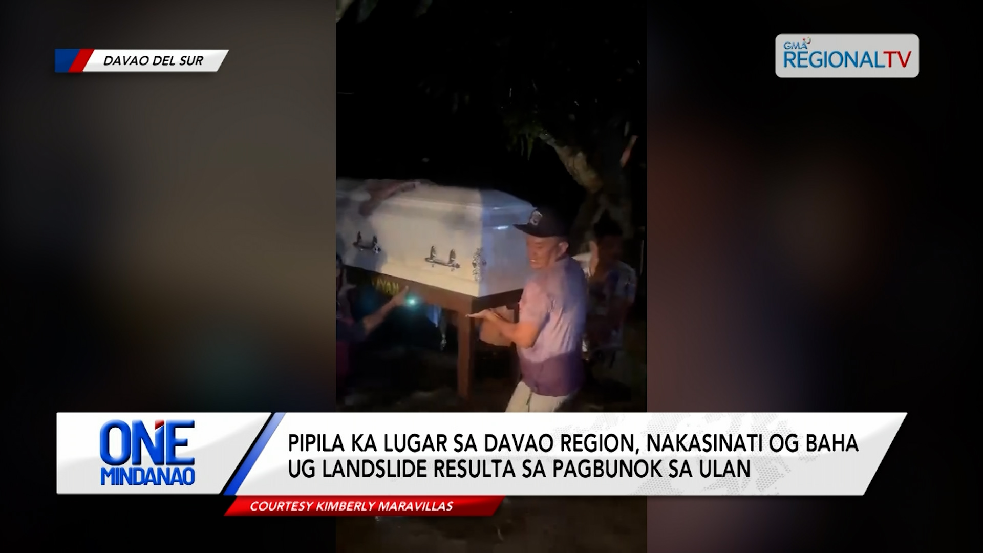 Pipila ka lugar sa Davao Region, nakasinati og baha ug landslide