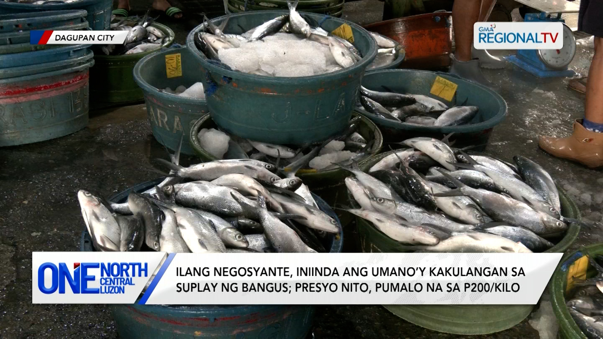 Presyo ng bangus sa mga pamilihan sa Dagupan City, pumalo na sa P200/kilo