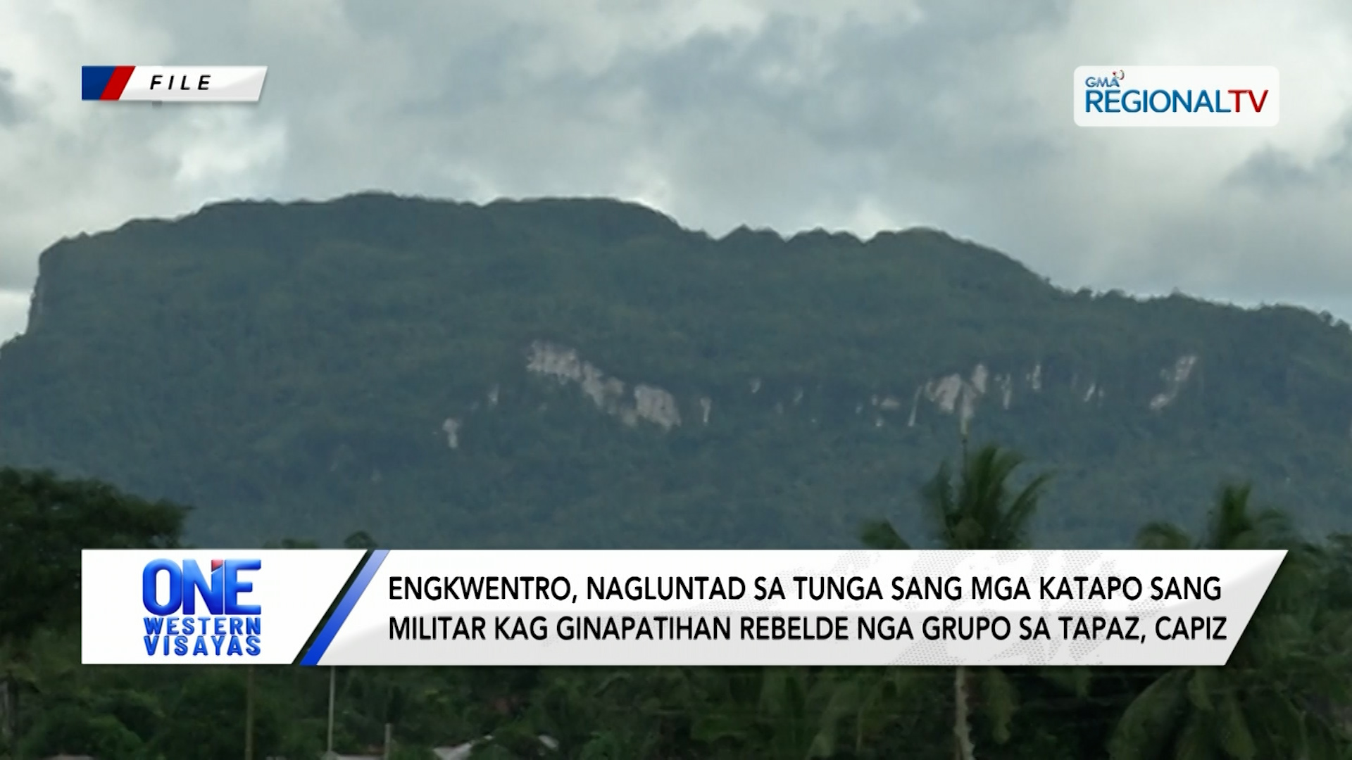 Engkwentro sa tunga sang militar kag ginapatihan rebelde nga grupo sa ...