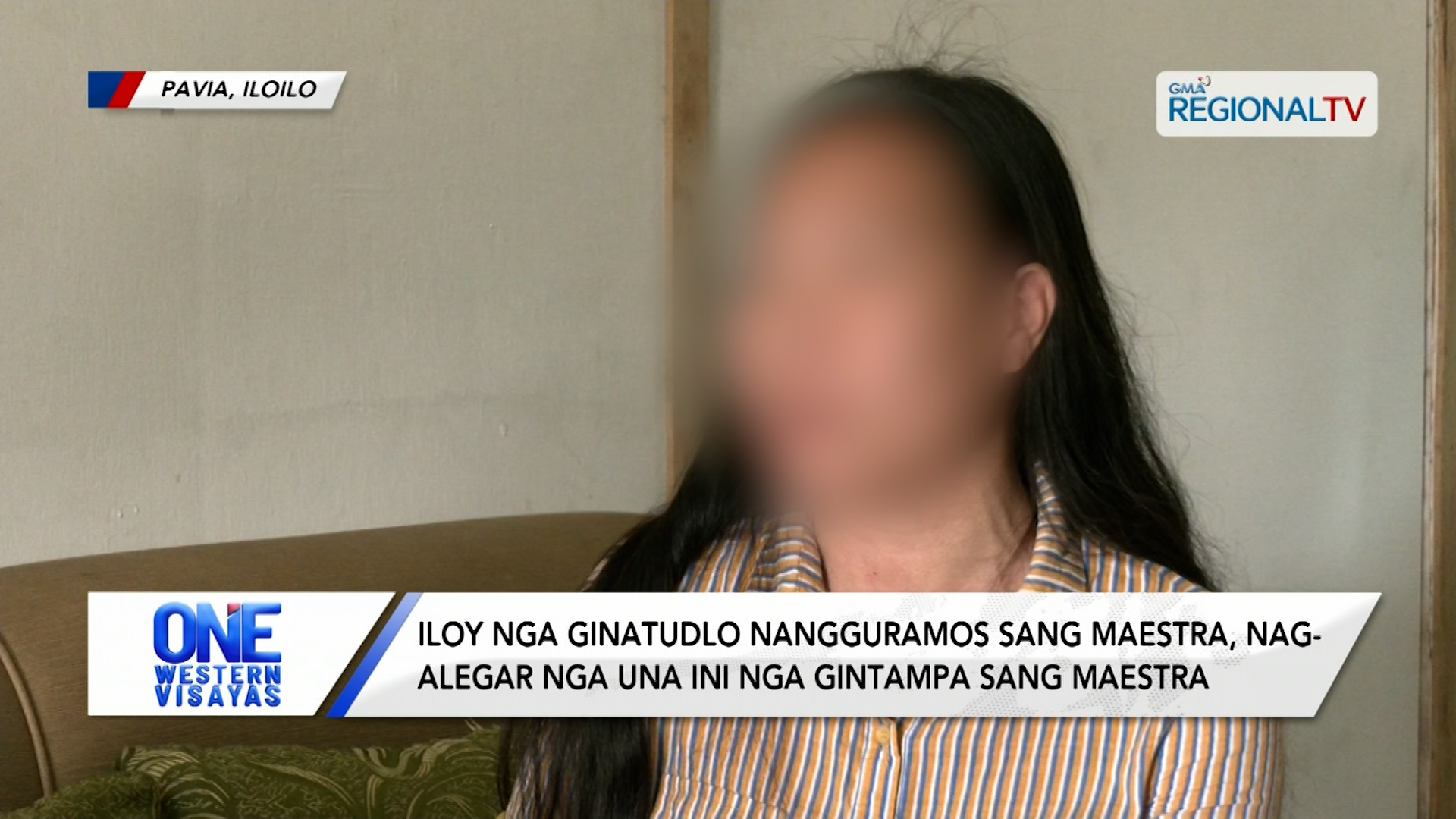 Maestra sa Ungka II, Pavia, ginapahayag ginguramos sang iloy sang estudyante | One Western Visayas