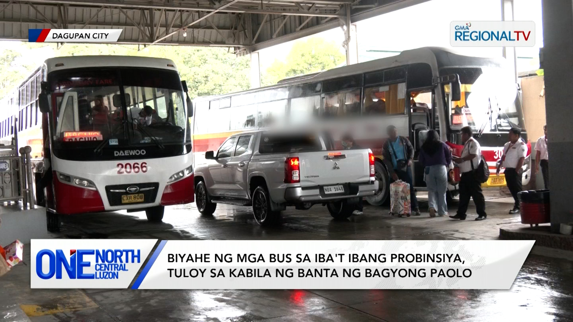 Biyahe ng mga bus, tuloy sa kabila ng banta ng Bagyong Paolo | One ...